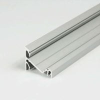 Corner LED Aluminium Profile To Illuminate Kitchen Work Surfaces