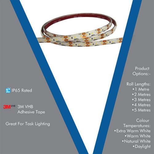 9.6W Bon IP65 Rated LED Tape/Strip For Task Lighting - TLW Global